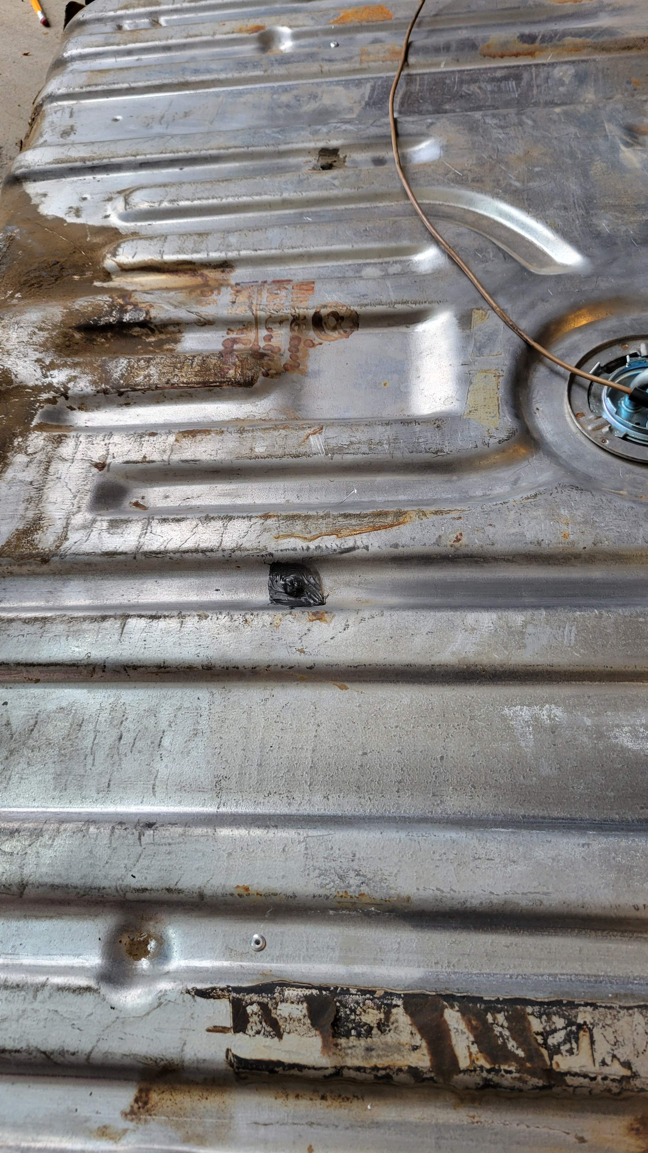 Broken Fuel Tank? / LeMans back on the road - Pontiac General ...